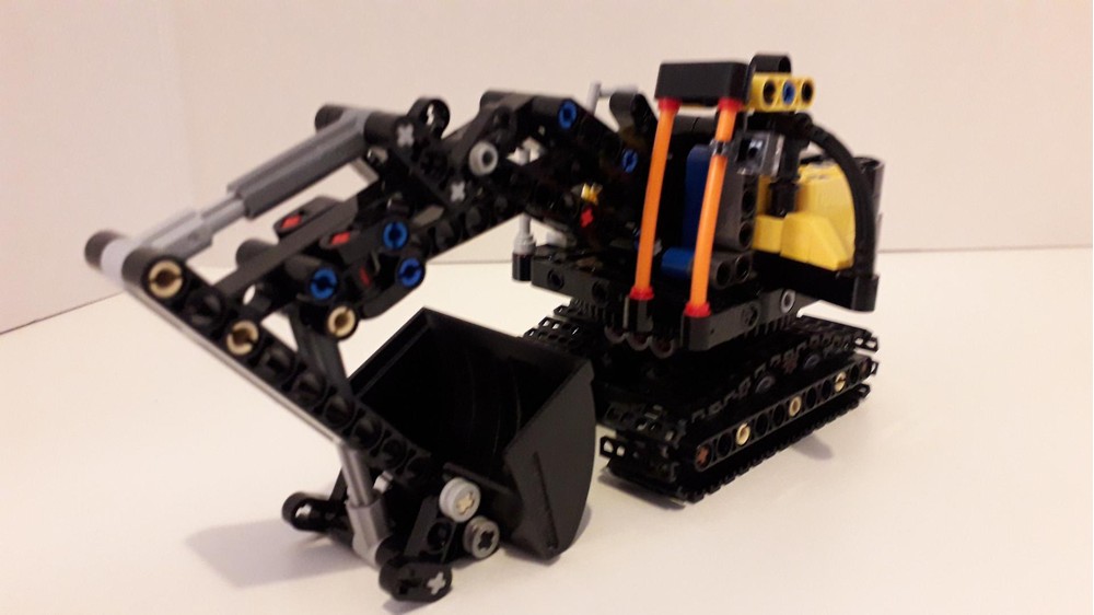 Lego Moc Mini Truck And Excavator By Legoglen Rebrickable Build With Lego