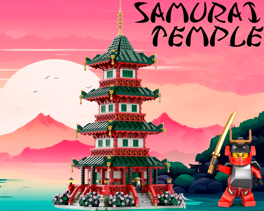 LEGO MOC Samurai Temple #3 by Legat_Of_Legion | Rebrickable - Build with LEGO