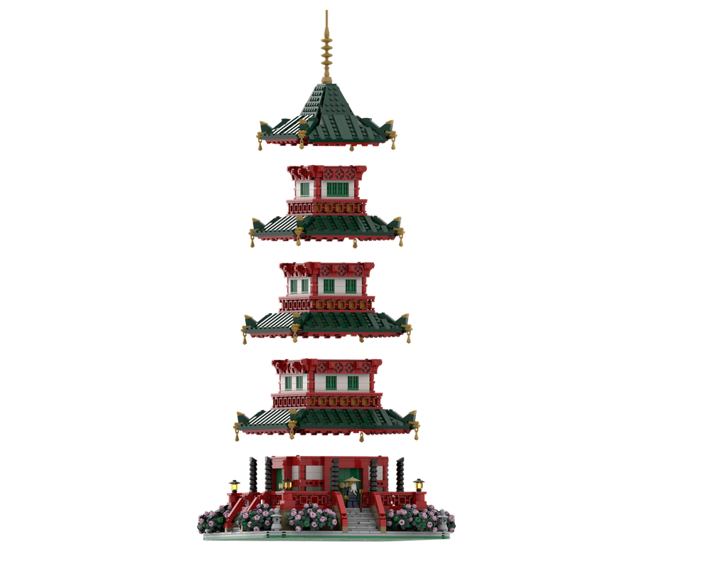 LEGO MOC Samurai Temple #3 by Legat_Of_Legion | Rebrickable - Build ...