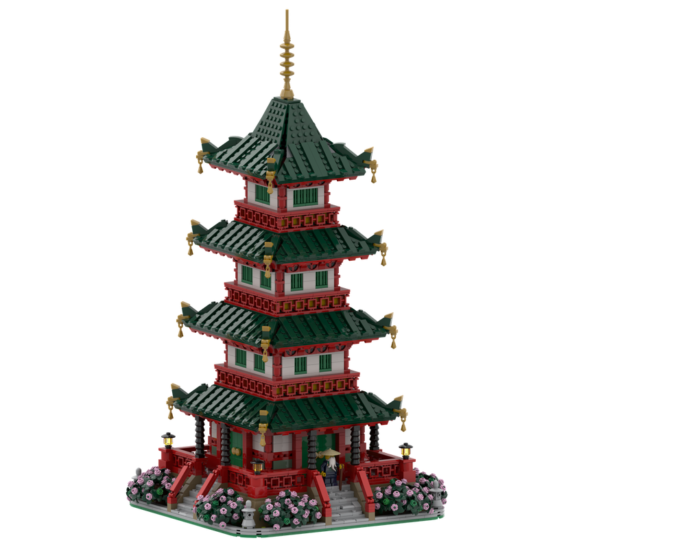 LEGO MOC Samurai Temple #3 by Legat_Of_Legion | Rebrickable - Build ...