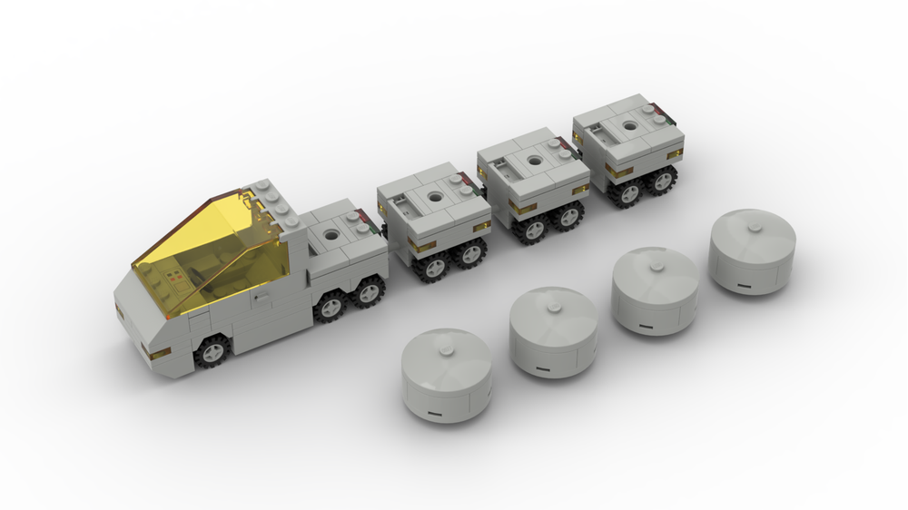 Lego Moc Pcs008 Tank Truck With Trailers By Polarstorm Rebrickable