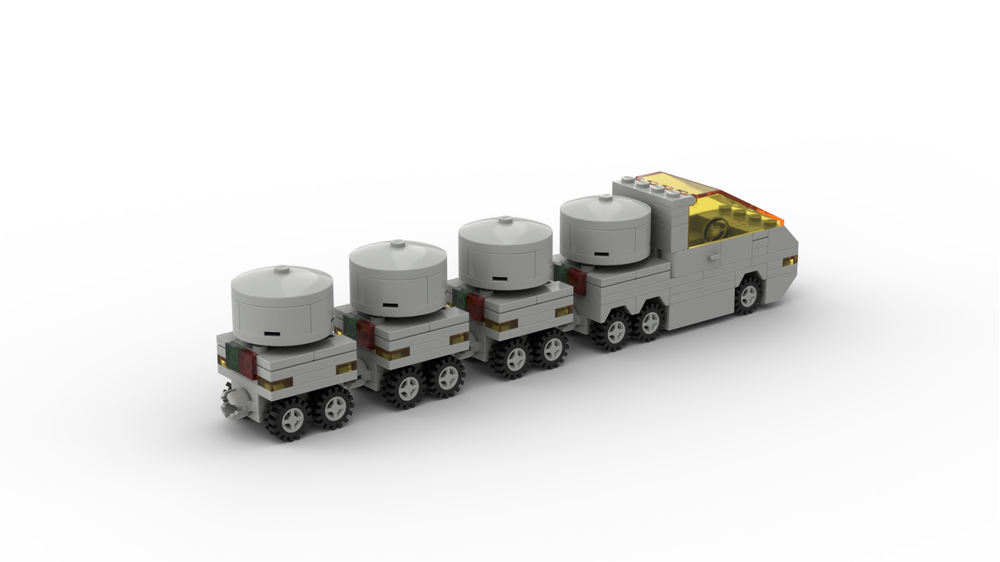Lego Moc Pcs008 Tank Truck With Trailers By Polarstorm Rebrickable