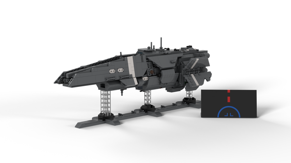 LEGO MOC Halberd Class Light Destroyer - UNSC Odyssey by GurrDieEule ...