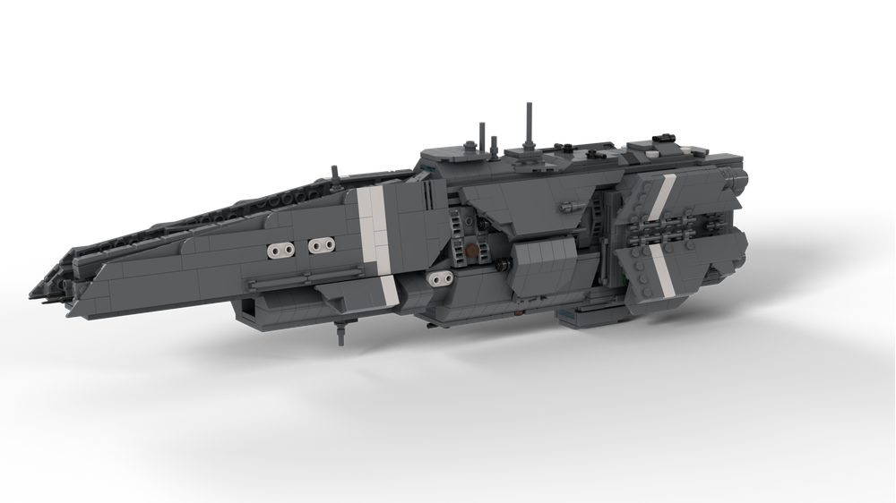 LEGO MOC Halberd Class Light Destroyer - UNSC Odyssey by GurrDieEule ...