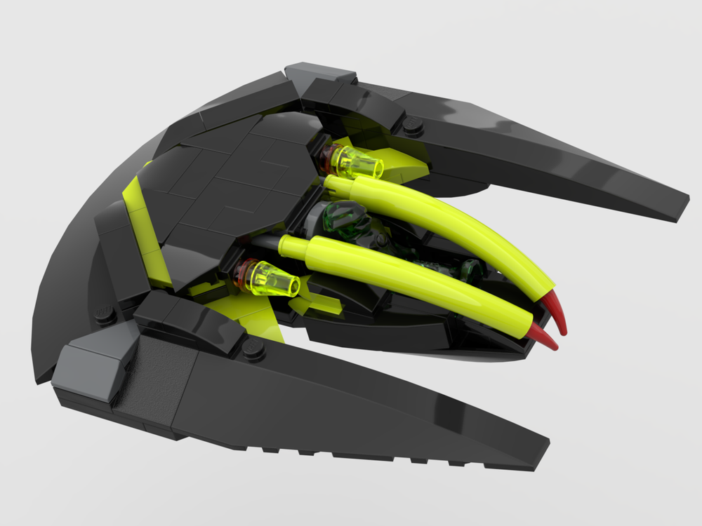 LEGO MOC Bulky Alien Fighter by Sawdust_Mocs | Rebrickable - Build with ...
