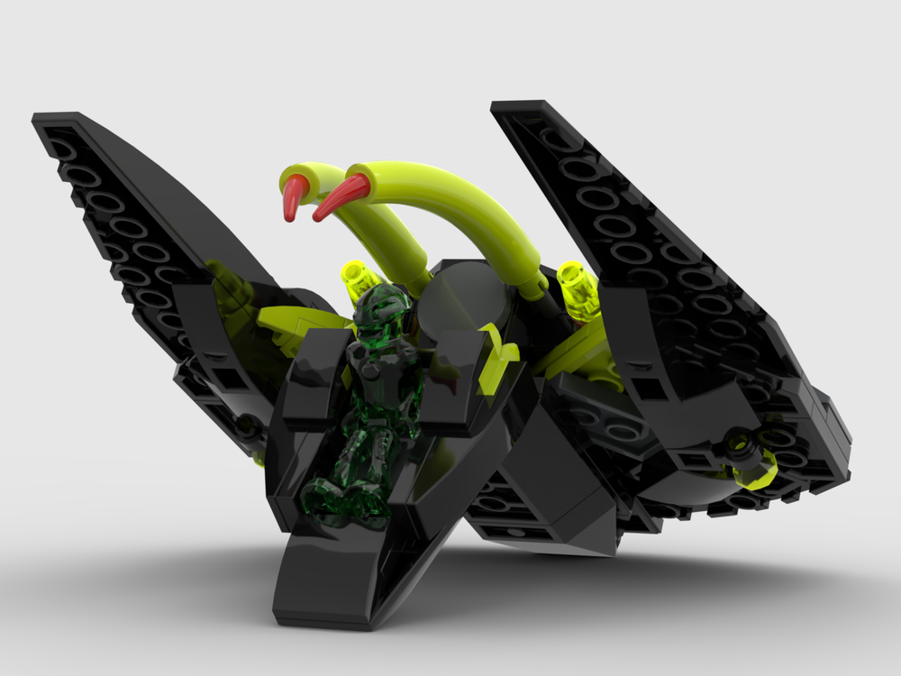 LEGO MOC Bulky Alien Fighter by Sawdust_Mocs | Rebrickable - Build with ...
