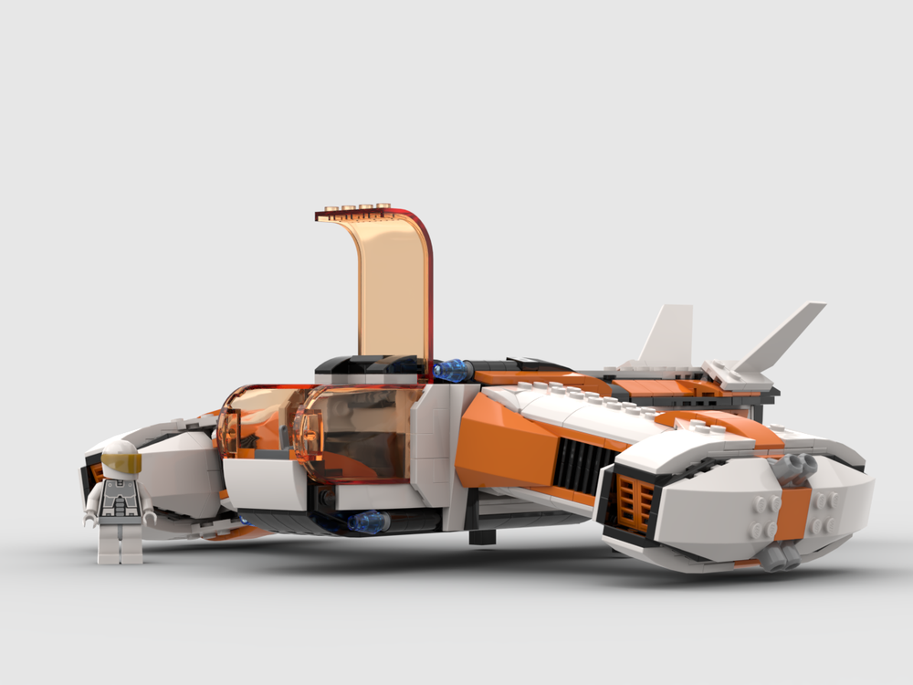 LEGO MOC ORCA Heavy Space Plane by Sawdust_Mocs | Rebrickable - Build ...