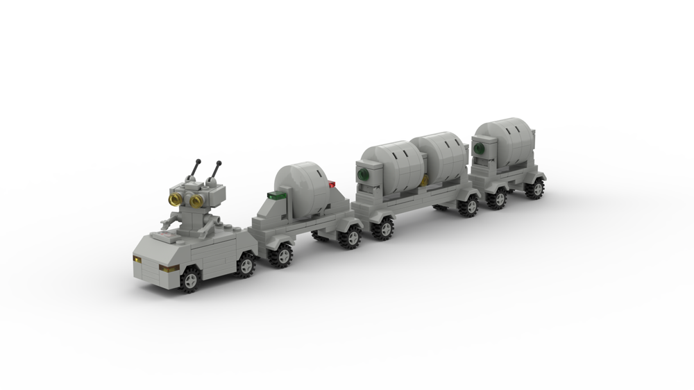 LEGO MOC PCS009 Robot Tank Truck with Trailers by Polarstorm ...