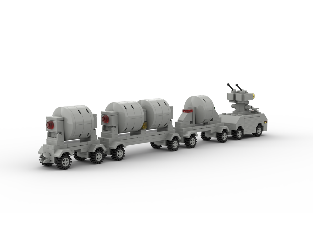 Lego Moc Pcs009 Robot Tank Truck With Trailers By Polarstorm