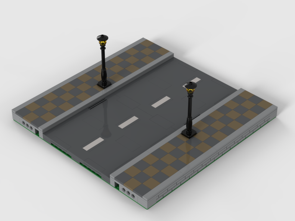 LEGO MOC Mils Road Straight 32x32 (Front) by BigBrick2 | Rebrickable ...