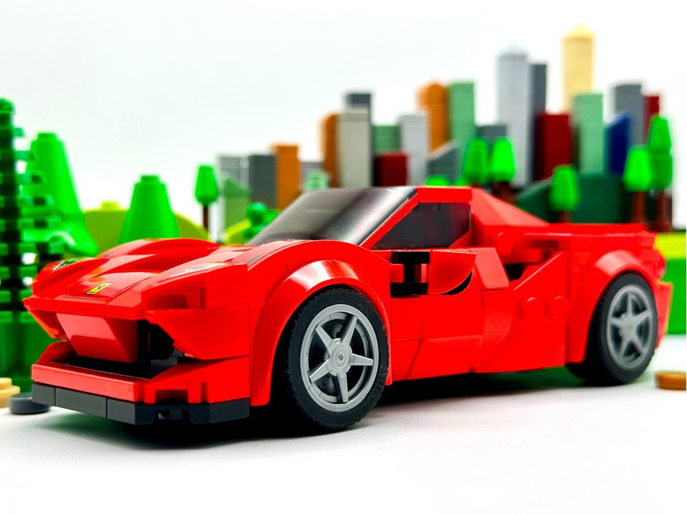 Lego Moc Ferrari F8 Tributo By Ibrickeditup Rebrickable Build With Lego
