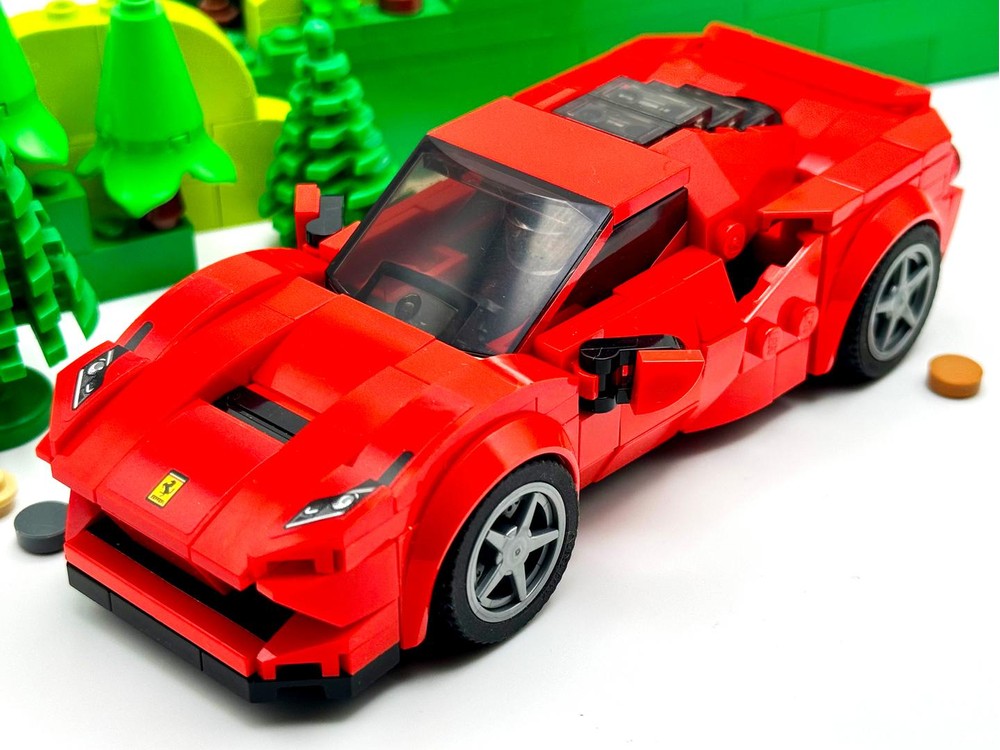 Lego Moc Ferrari F8 Tributo By Ibrickeditup Rebrickable Build With Lego