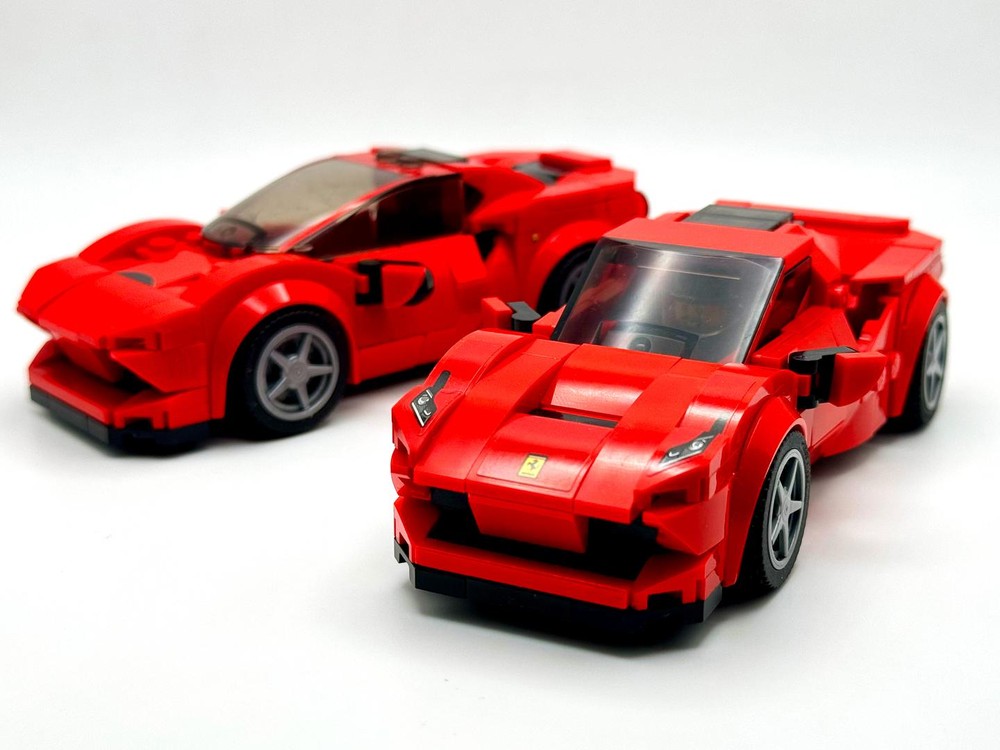 Lego Moc Ferrari F8 Tributo By Ibrickeditup Rebrickable Build With Lego
