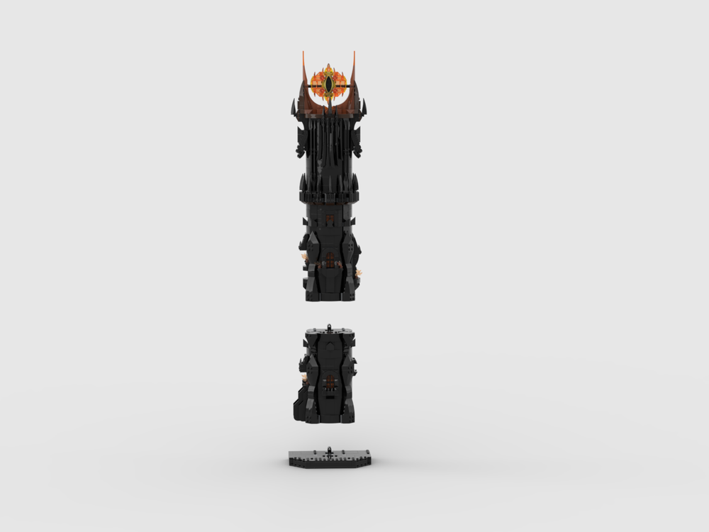 LEGO MOC Barad-Dur 10333 Tower Extension (7") by emilewski ...