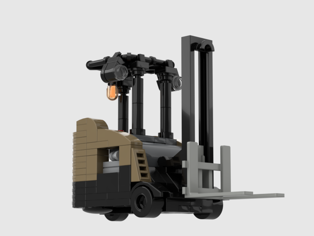 LEGO MOC Crown 5500 Forklift V2 by DonutFilms | Rebrickable - Build ...
