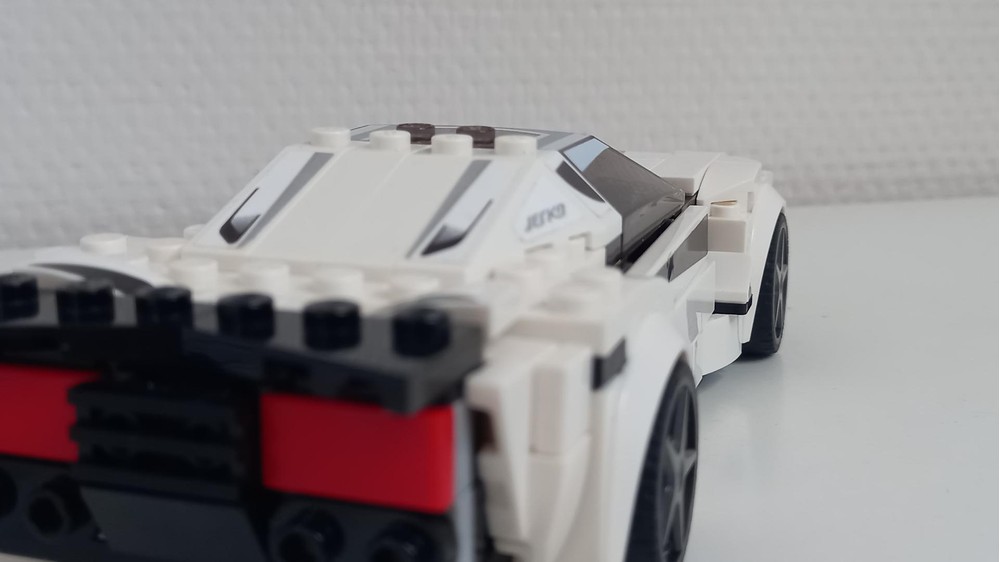 Lego Moc White Sport Car By Cegeha Elbe Rebrickable Build With Lego