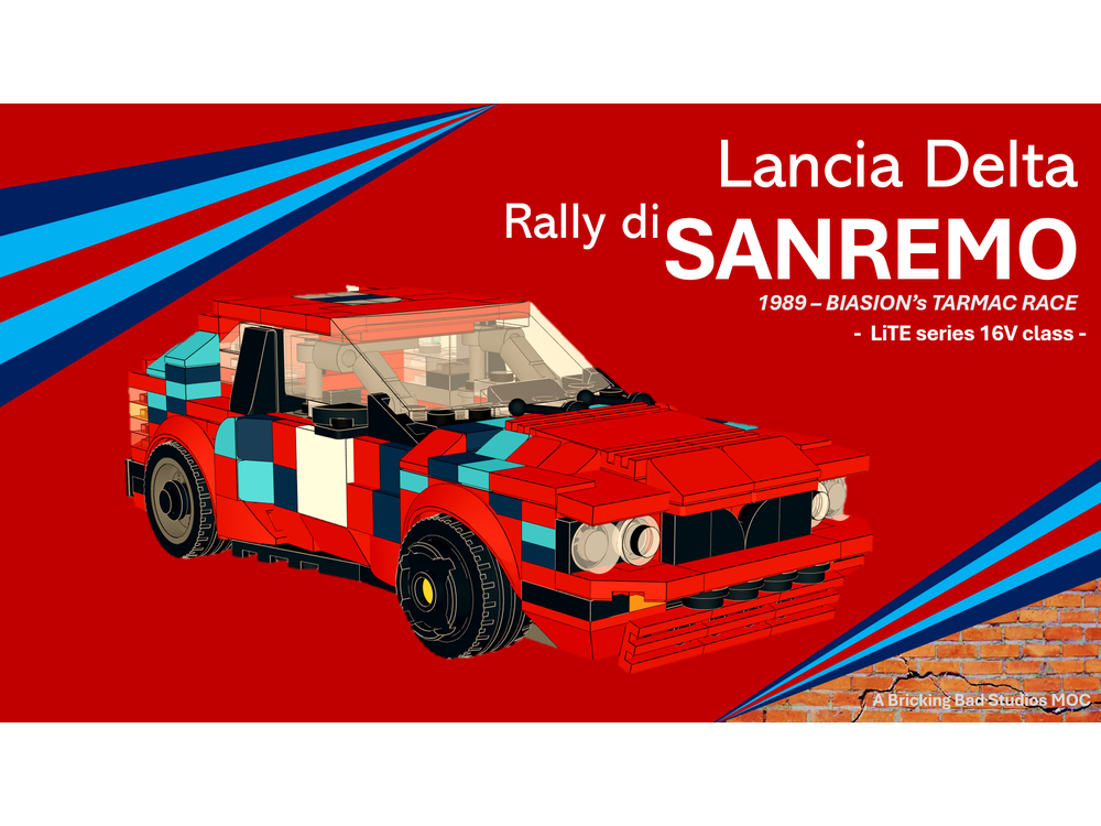 LEGO MOC Lancia Delta-Rally di SANREMO'89 [Tarmac spec] (LiTE series ...