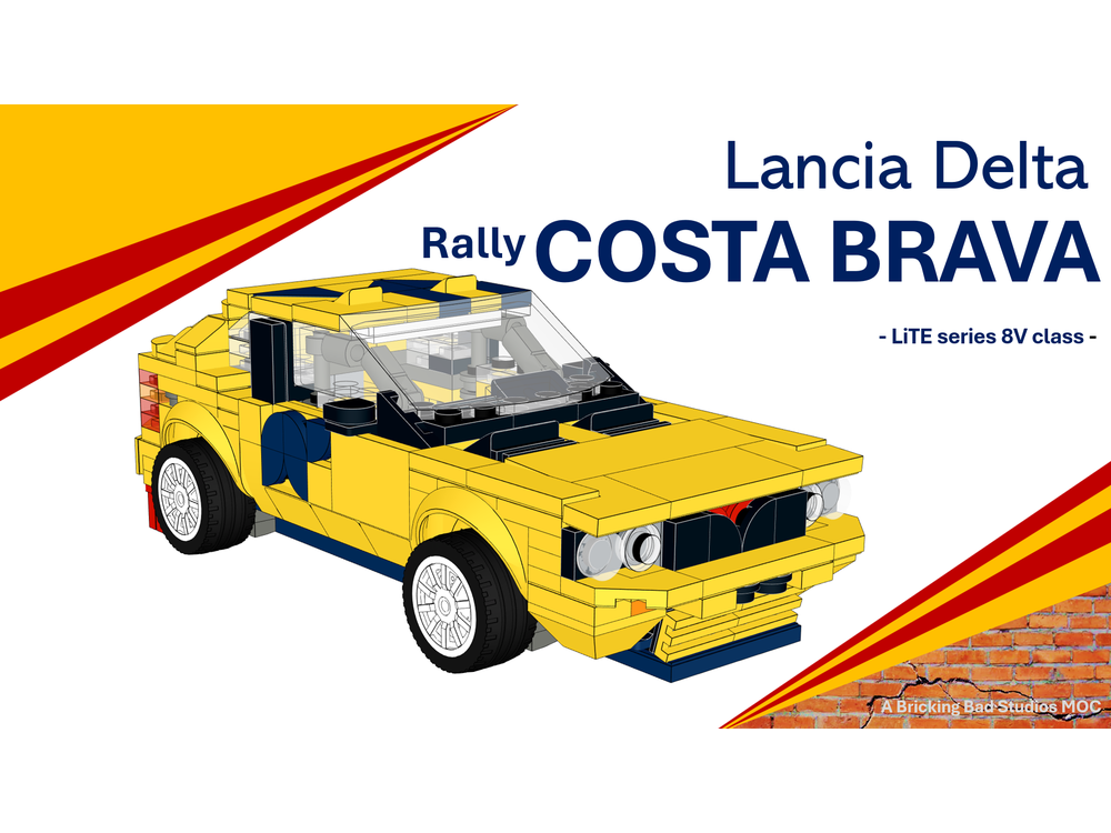 LEGO MOC Lancia Delta'88-COSTA BRAVA rally (LiTE series, 4WD class) by ...
