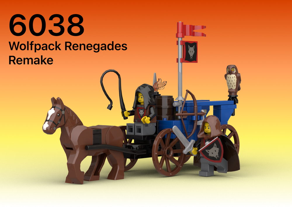 LEGO MOC-190040 6038 Wolfpack Renegades Remake by cBricksTutorials ...