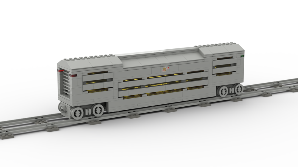 Lego Moc Pcs118 P2 Passenger Wagon By Polarstorm Rebrickable Build