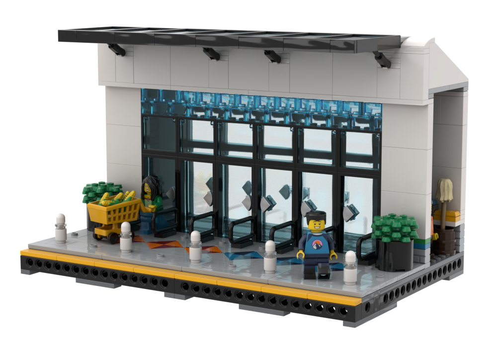 LEGO MOC Shopping Mall Entrance Module by OrchardBuilds | Rebrickable ...