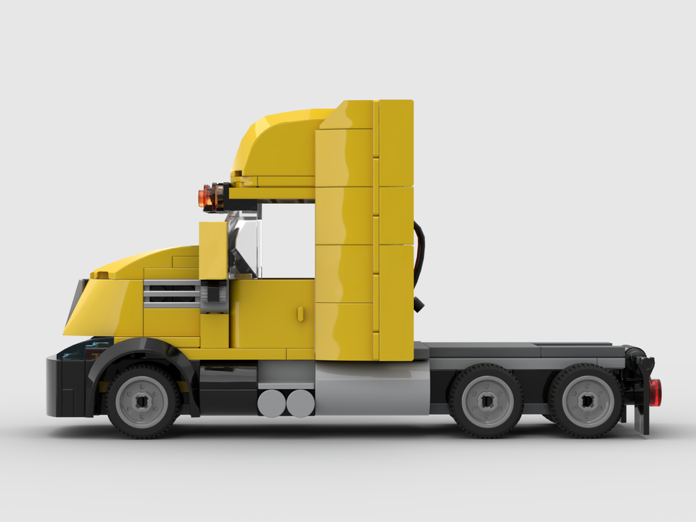 Lego Moc Day Cab Truck V3 By Phigeon Rebrickable Build With Lego