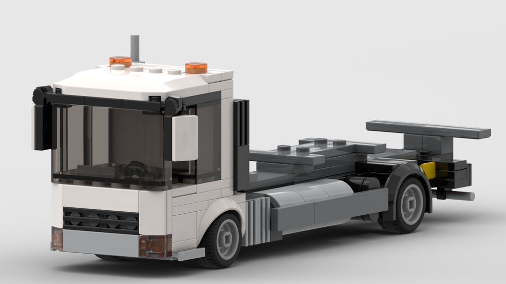 LEGO MOC Low entry truck(4x2 low deck) by phigeon | Rebrickable - Build ...