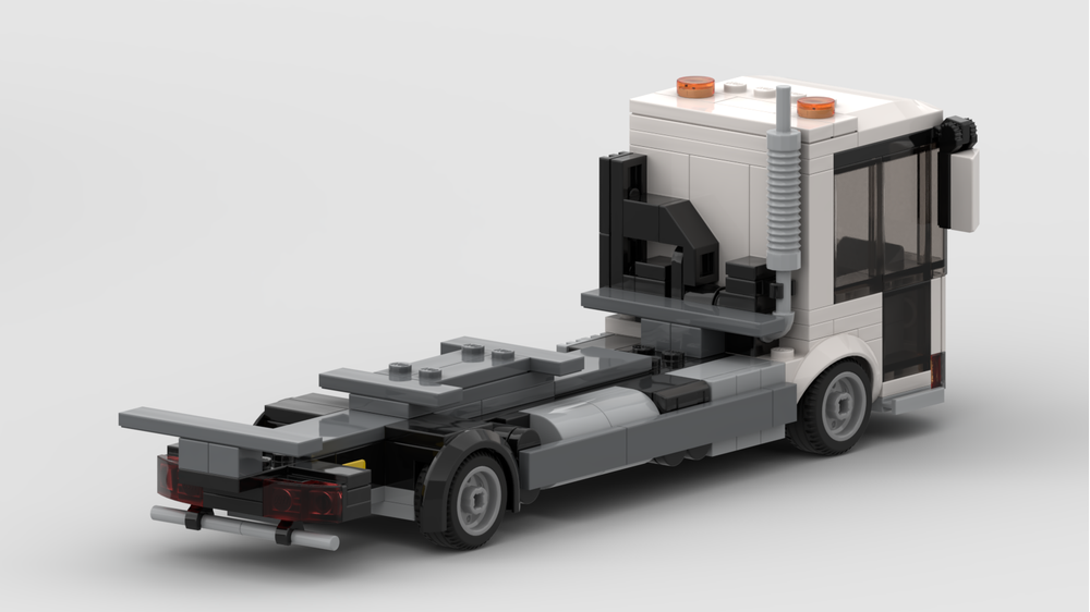 LEGO MOC Low entry truck(4x2 low deck) by phigeon | Rebrickable - Build ...