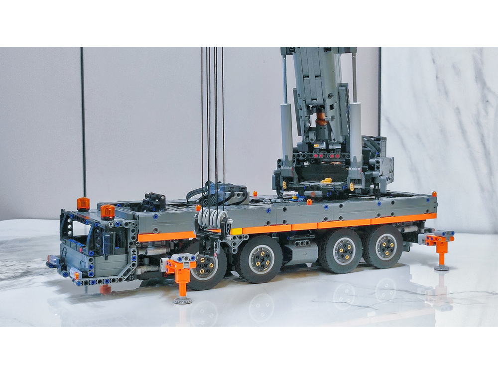 LEGO MOC Black technology crane by Love张堰清 | Rebrickable - Build with LEGO