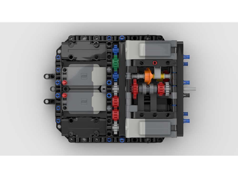 Lego Moc Rc Car With Gearbox By Simplylegotechnic Rebrickable Build