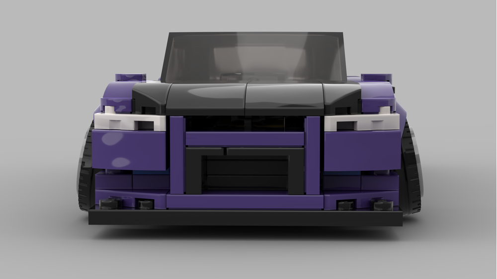 Lego Moc Purple Nissan Gtr R34 By Lyoxyt Rebrickable Build With Lego