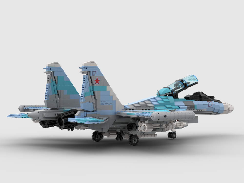 Lego Moc Su 30 By Brickmig Rebrickable Build With Lego