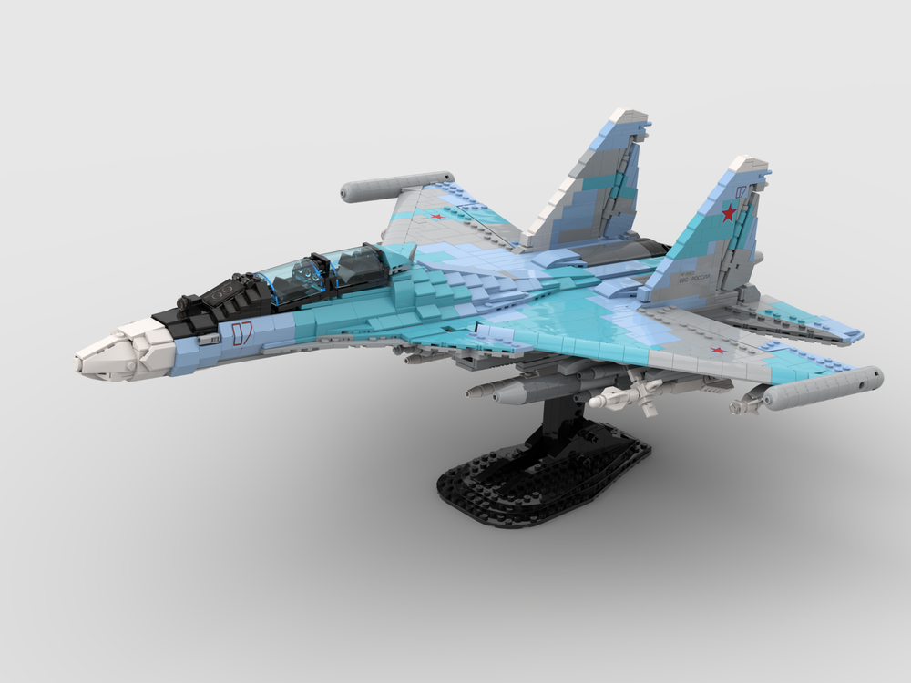 Lego Moc Su 30 By Brickmig Rebrickable Build With Lego