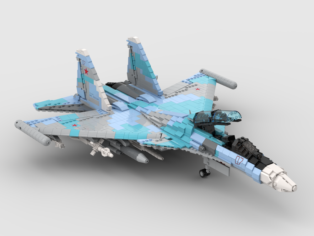 Lego Moc Su 30 By Brickmig Rebrickable Build With Lego