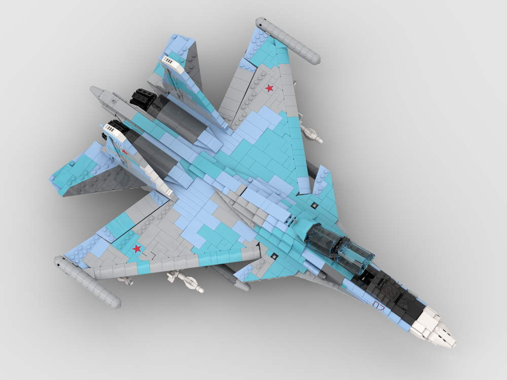 Lego Moc Su 30 By Brickmig Rebrickable Build With Lego