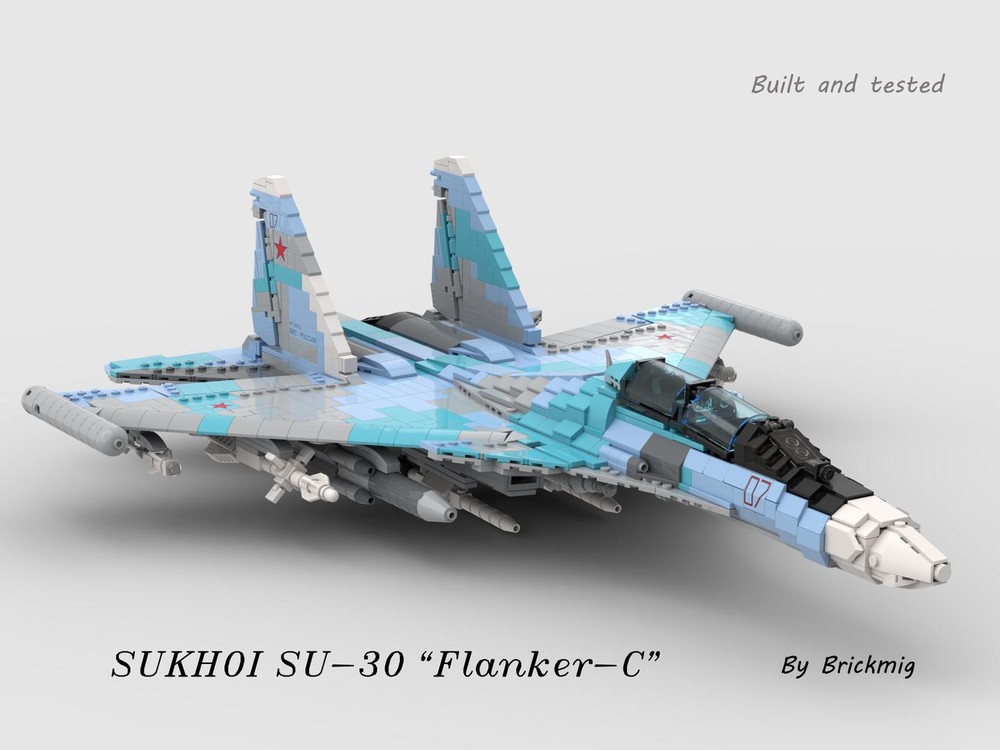 LEGO MOC Su-30 by Brickmig | Rebrickable - Build with LEGO