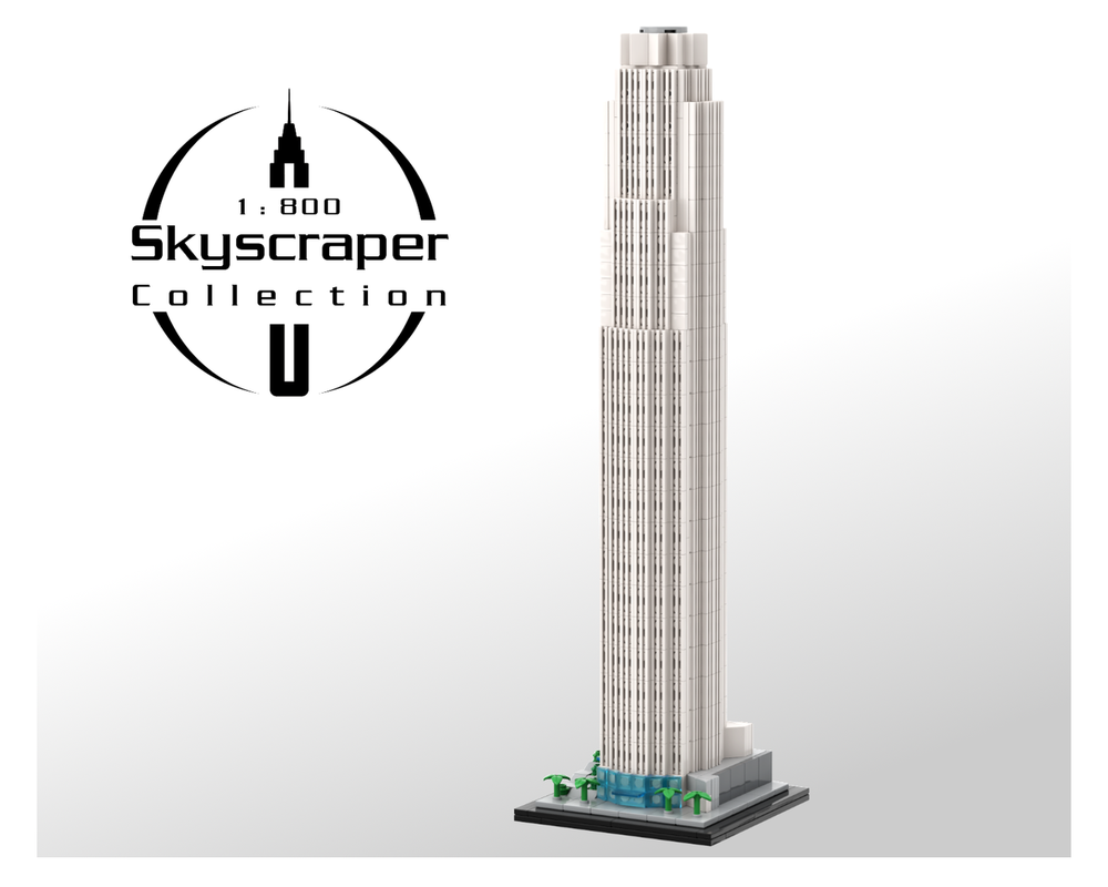 LEGO MOC U.S. Bank Tower 1:800 Scale by SPBrix | Rebrickable - Build ...