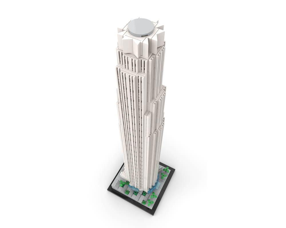 Lego Moc Us Bank Tower 1800 Scale By Spbrix Rebrickable Build