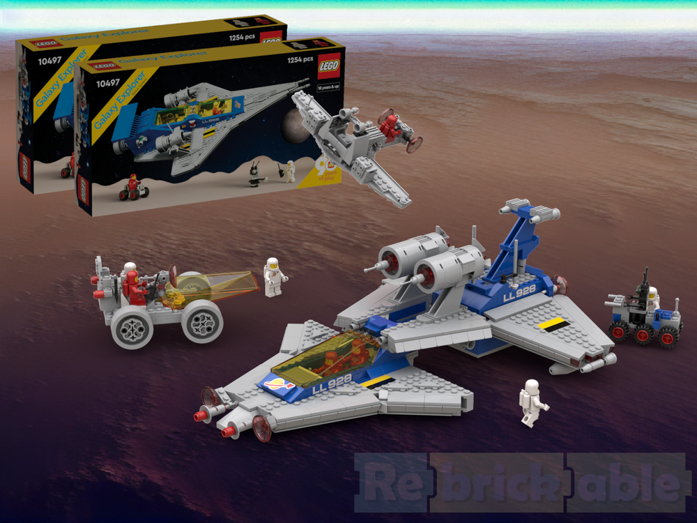 LEGO MOC FX Star Patroller (6931, 6847, 6848 Remakes) from 2x 10497 ...