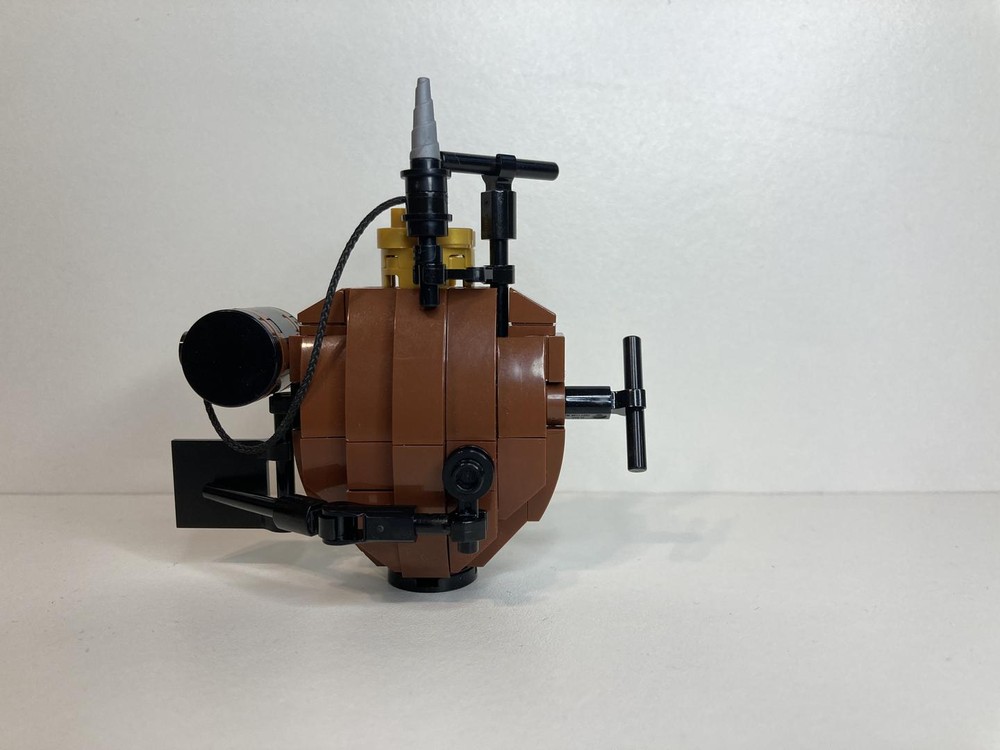 LEGO MOC Bushnell's Turtle (1775 Submersible) by Gregnat3 | Rebrickable ...