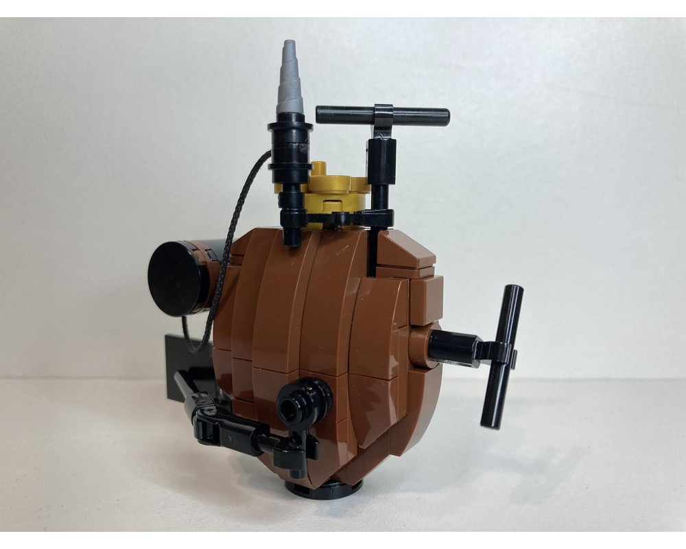 LEGO MOC Bushnell's Turtle (1775 Submersible) by Gregnat3 | Rebrickable ...
