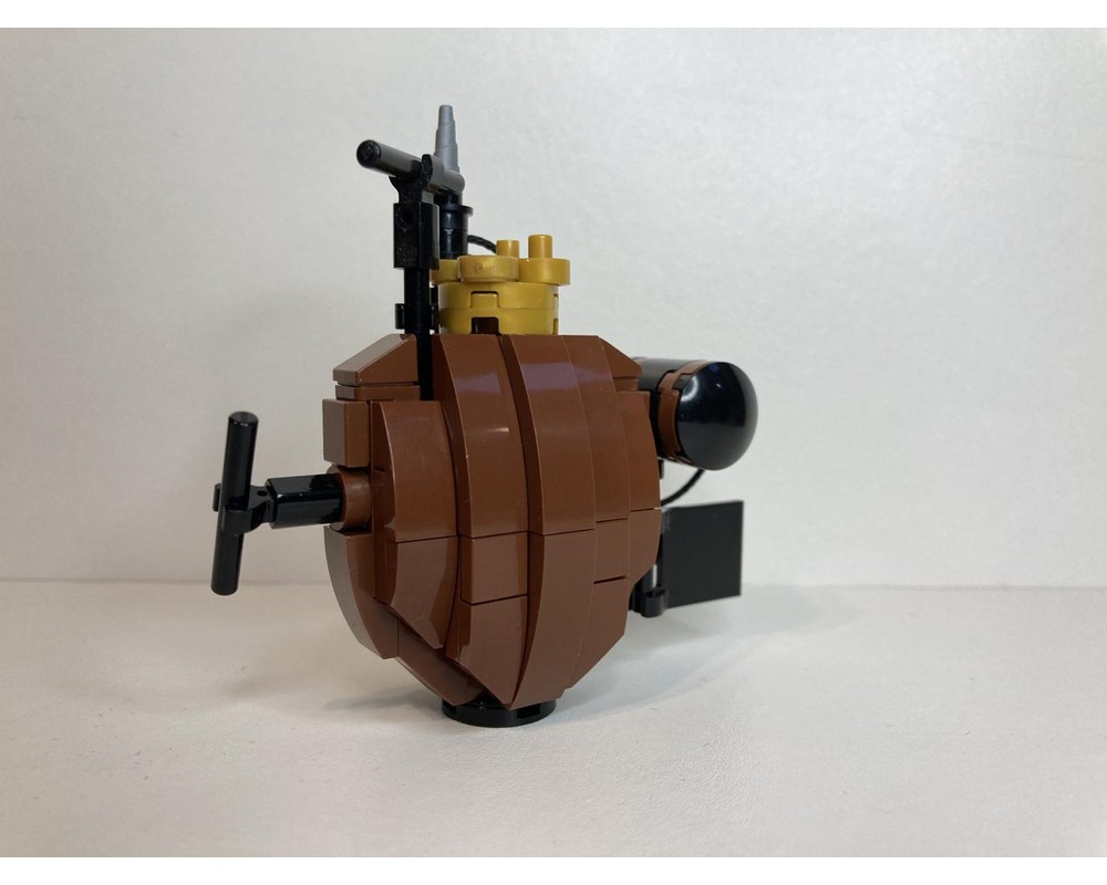 LEGO MOC Bushnell's Turtle (1775 Submersible) by Gregnat3 | Rebrickable ...