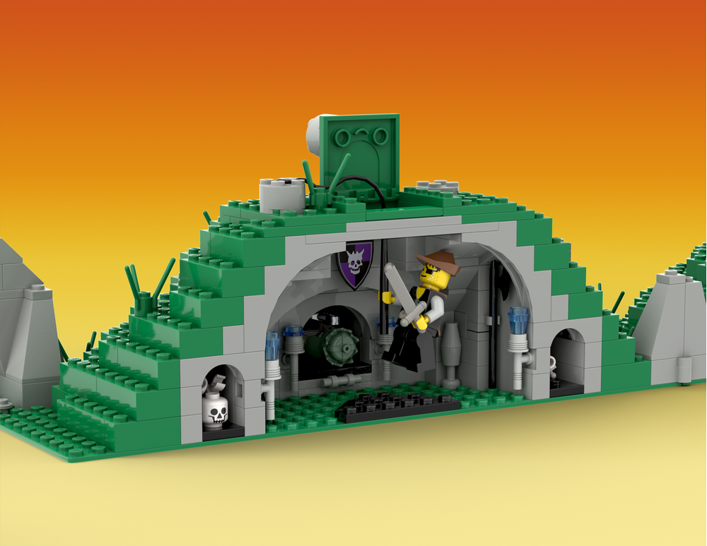 LEGO MOC Haunted Barrow by Tyfighter77 | Rebrickable - Build with LEGO
