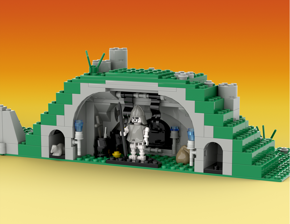 LEGO MOC Haunted Barrow by Tyfighter77 | Rebrickable - Build with LEGO