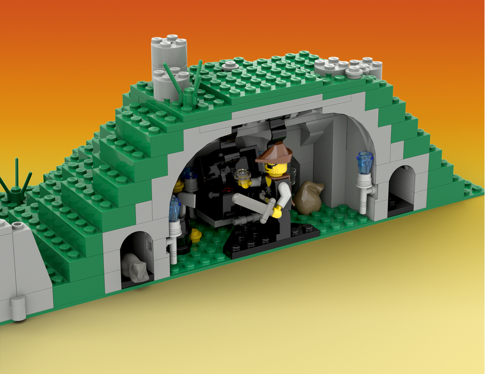 LEGO MOC Haunted Barrow by Tyfighter77 | Rebrickable - Build with LEGO
