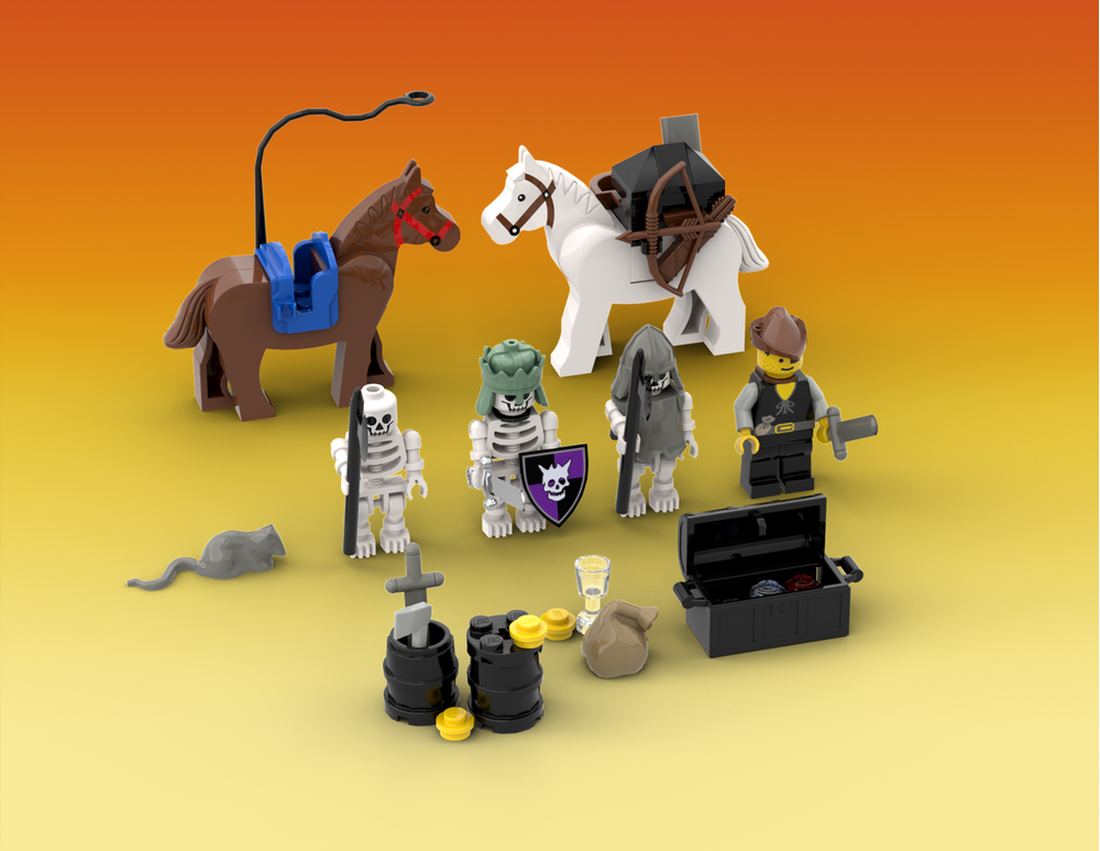 LEGO MOC Haunted Barrow by Tyfighter77 | Rebrickable - Build with LEGO