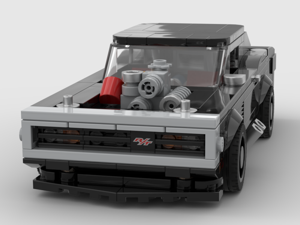 LEGO MOC 1970 Dodge Charger Custom by toms8wides | Rebrickable - Build ...