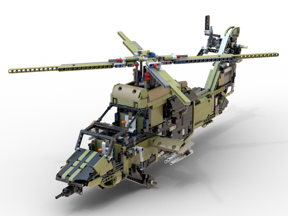 LEGO MOC 42110 - Helicopter by Cobalt | Rebrickable - Build with LEGO