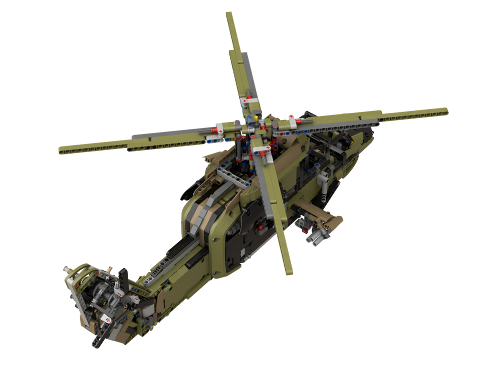 Lego Moc 42110 Helicopter By Cobalt Rebrickable Build With Lego
