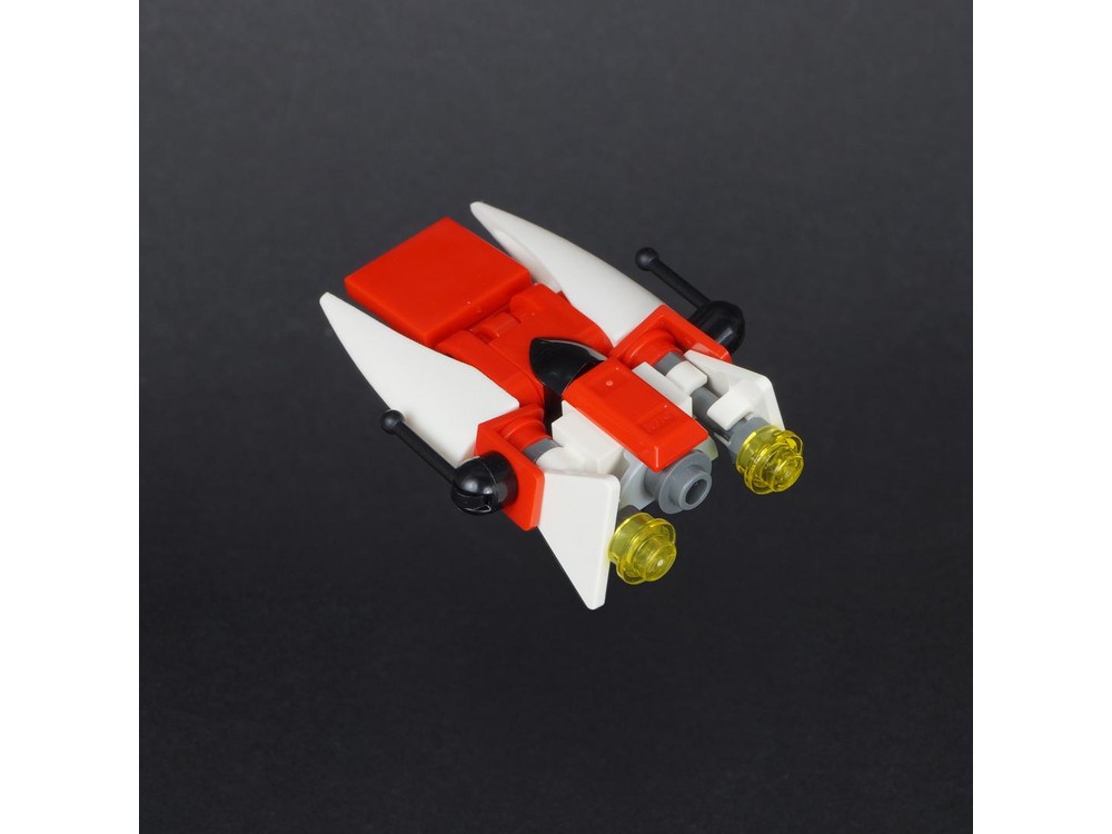 LEGO MOC Star Wars micro scale fighters A-Wing, X-Wing, Tie Advanced ...